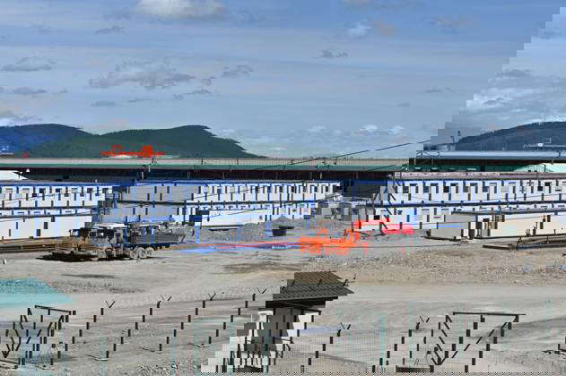 RUSSIA, TRANSBAIKAL REGION - : A view shows the premises of the Udokan ...
