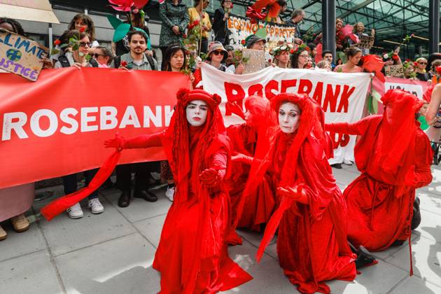 March to Stop Rosebank oil field, London, UK London, UK, 15th July 2023 ...
