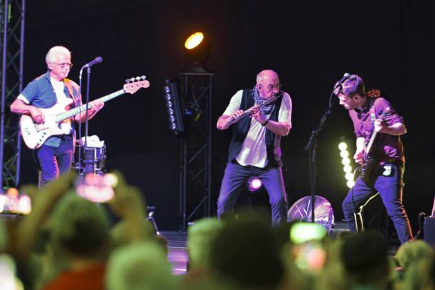 David Goodier, Ian Anderson and Joe Parrish by Ian Anderson Jethro Tull ...