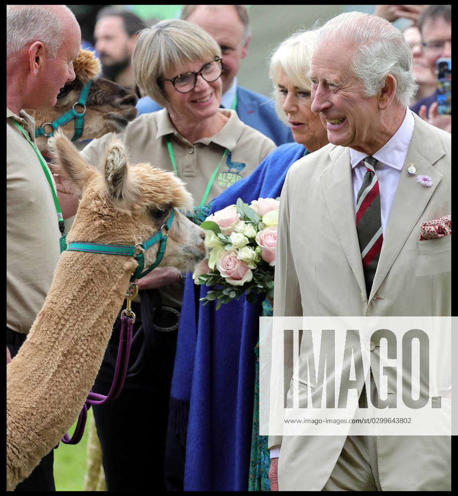20 07 2023. Brecon, United Kingdom. The King and Queen visit Brecon in ...