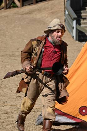 Volker Zack as Sam Hawkens scene photo Winnetou I The Blood Brothers ...