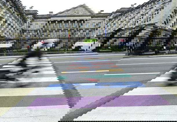 Facades of the Belgian Federal Parliament & the Belgian Senate BRUSSELS ...