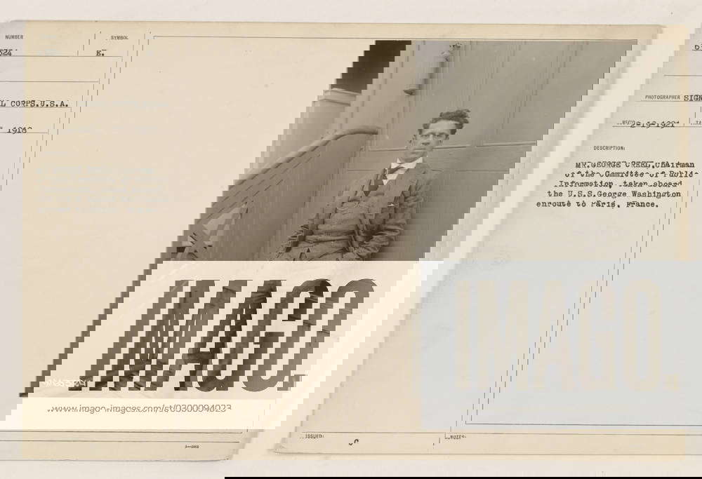 Mr. George Creel, chairman of the Committee of Public Information, is ...