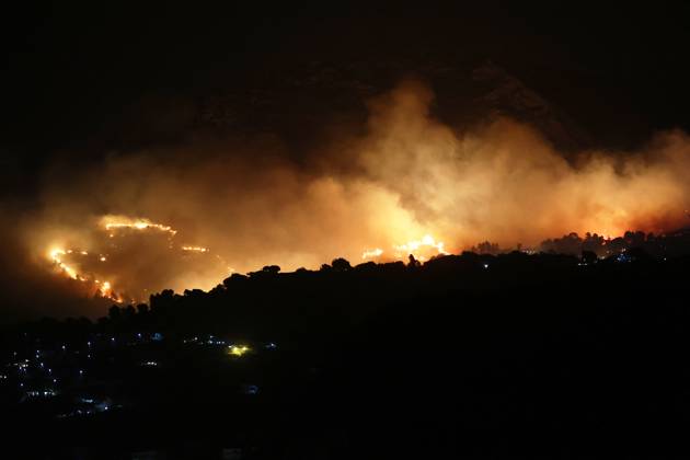 FIRE EMERGENCY ROMITELLO DESTROYED BY FLAMES HOLIDAY makers EVACUATED ...