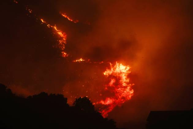 FIRE EMERGENCY ROMITELLO DESTROYED BY FLAMES HOLIDAY makers EVACUATED ...