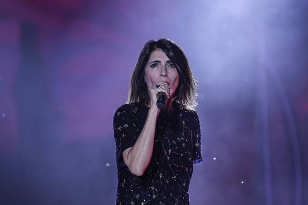 Blu Live Outdoor tour by Giorgia at Anima festival in Cevere during ...