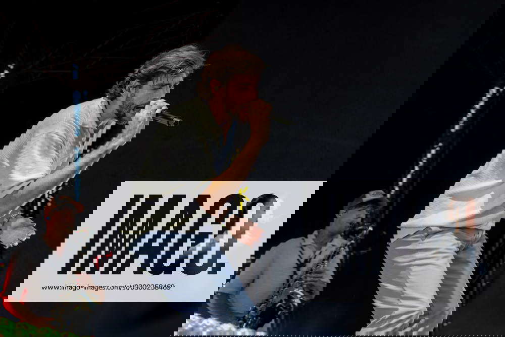 The Spanish-German pop singer ALVARO SOLER performing live at ...