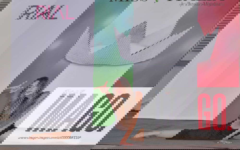 During the Miss Lombardia 2023 contest, the models parade in beautiful ...