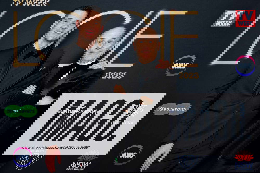 LOGIE AWARDS SYDNEY, Ed Kavalee and Tom Gleisner during the 63rd TV ...