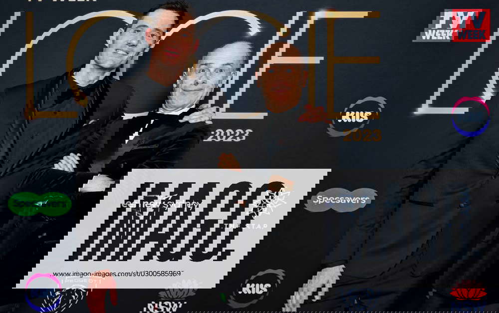 LOGIE AWARDS SYDNEY, Ed Kavalee and Tom Gleisner during the 63rd TV ...