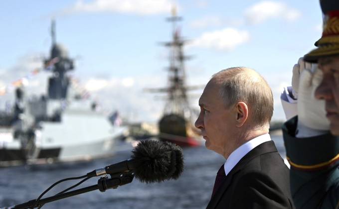 St Petersburg, Leningrad Oblast, Russia: Russian President Vladimir ...