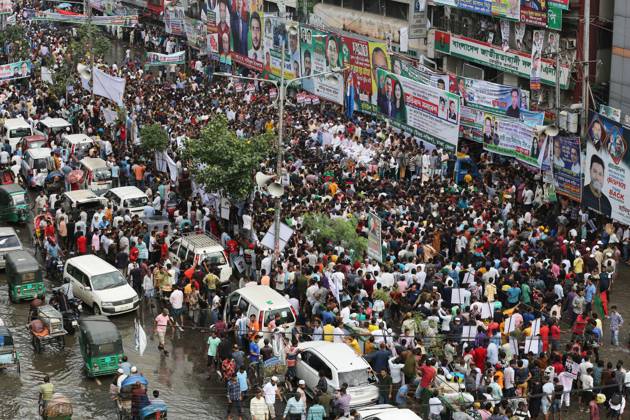 BNP protest in Bangladesh Bangladesh Nationalist party activists stage ...