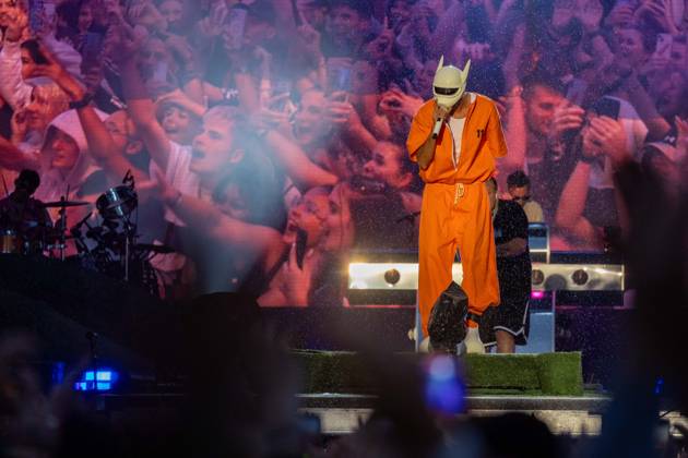 Stuttgart, CRO 11 11 Open Air Tour 2023, 05 08 2023 The German rapper ...