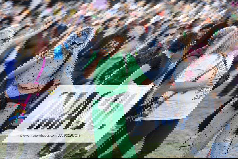 People enjoying disco music at South Facing Festival, Crystal Palace ...