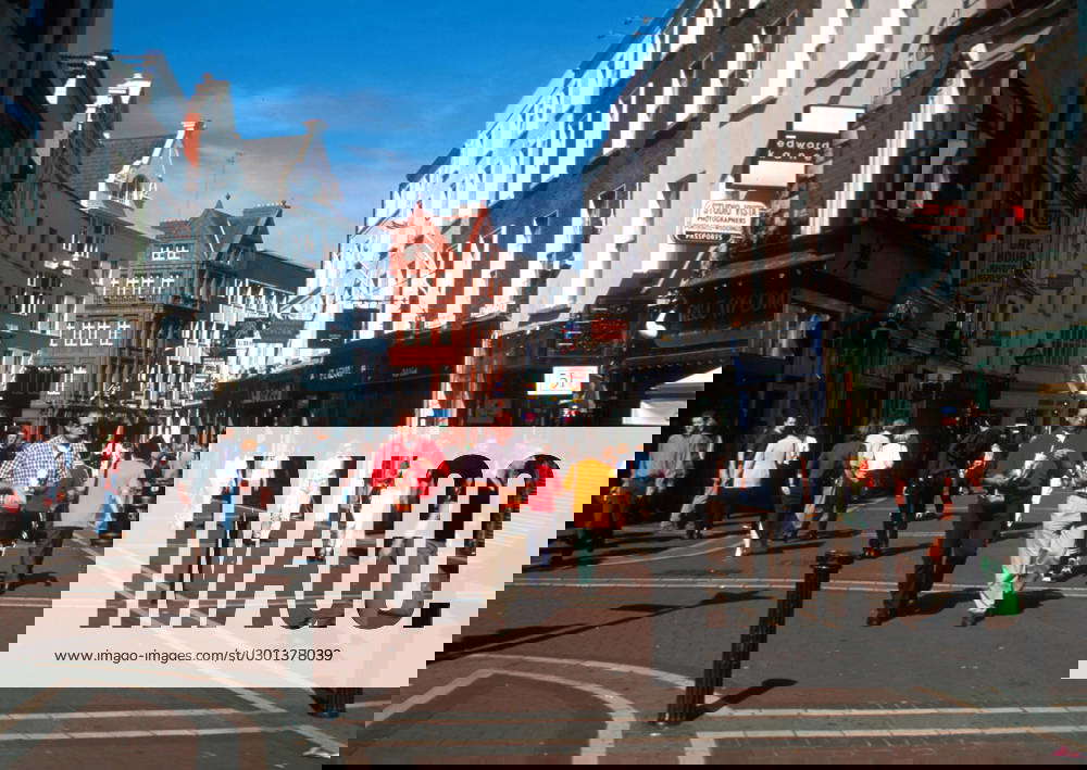 Aug 01, 1999; Dublin, Ireland, UK; Grafton Street in Dublin, Ireland is ...