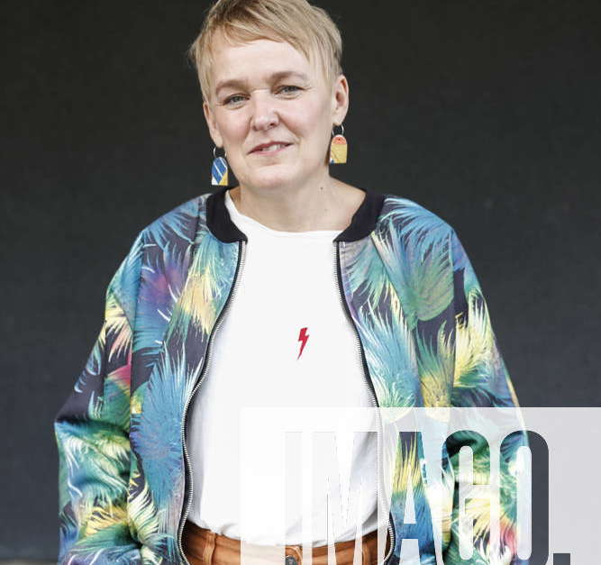 STOCKHOLM 20230817 Maria Blom, director of the drama series Halla ...