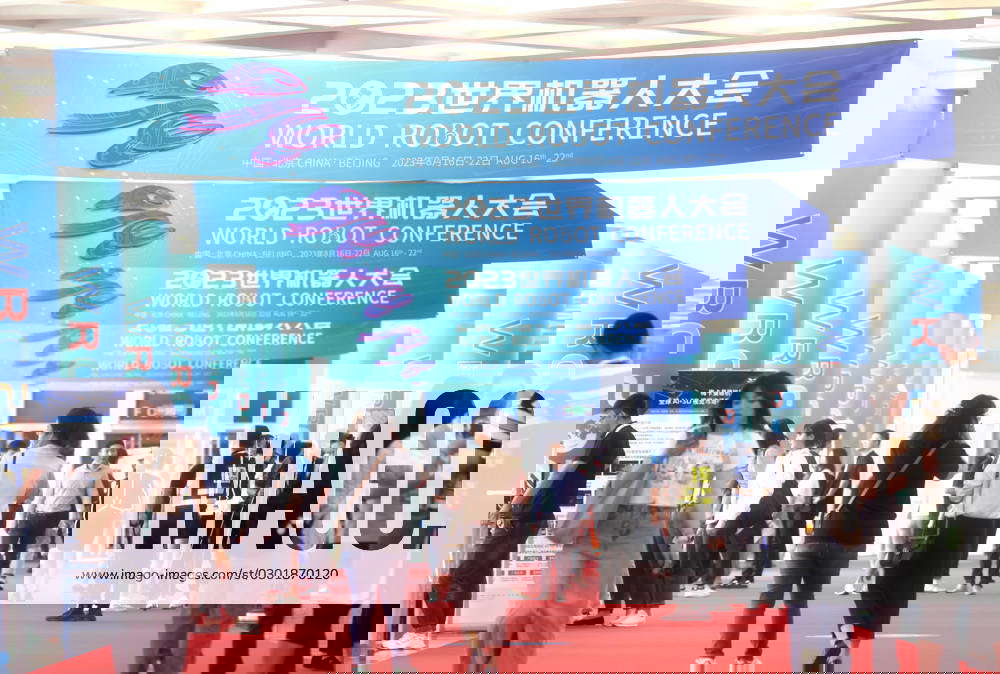 BEIJING, CHINA - AUGUST 16: People visit 2023 World Robot Conference at ...