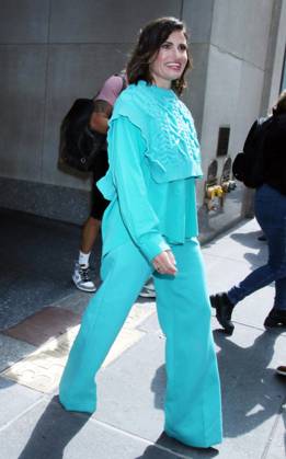 NEW YORK, NY- AUGUST 17: Idina Menzel seen at NBC s Today Show ...