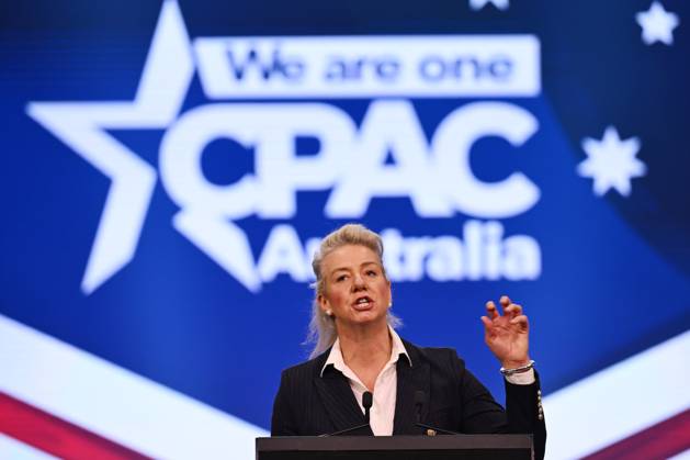 WE ARE ONE CPAC 2023 SYDNEY, Senator Bridget McKenzie speaking during ...