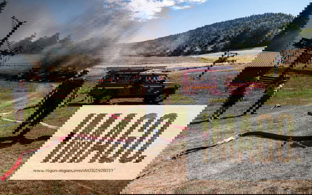 Tractor On Fire In France A tractor is on fire due to extreme heat at ...