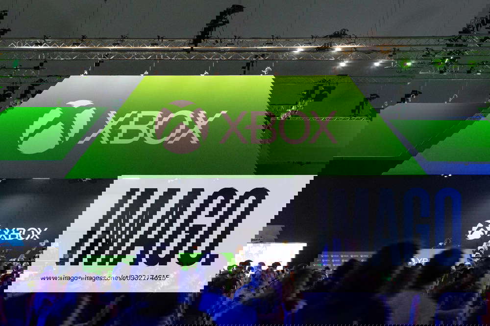 Logo XBOX by Microsoft The 15 edition of the video game fair GAMESCOM ...