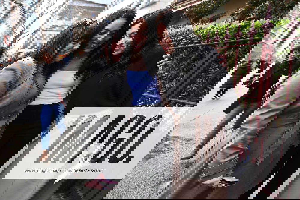 MALKA LEIFER COURT, Dassi Erlich, Elly Sapper and Nicole Meye leave the ...