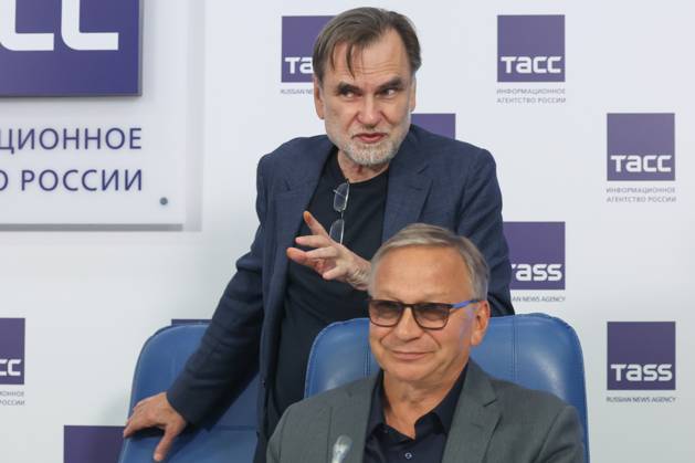 RUSSIA, MOSCOW - : Voenfilm studio founder, director, producer Igor ...