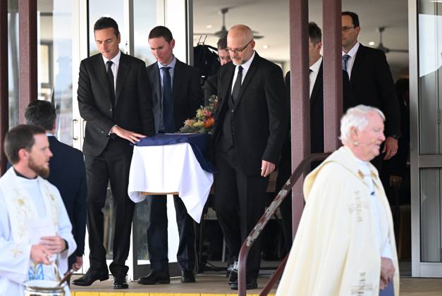 MICHAEL AHERN STATE FUNERAL, John Ahern, son of Mike Ahern and ...