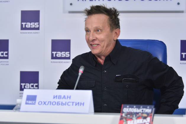 Ivan Okhlobystin presented his new book-novel Great Tushinskaya zga ...