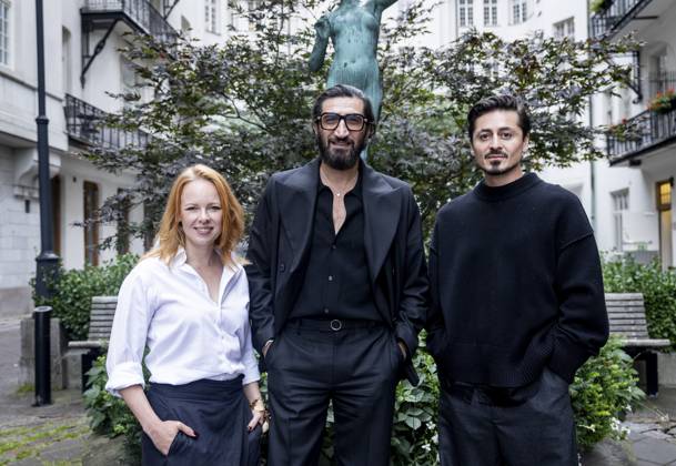 STOCKHOLM 20230825 Alma Pöysti, Fares Fares and Alexei Manvelov are ...