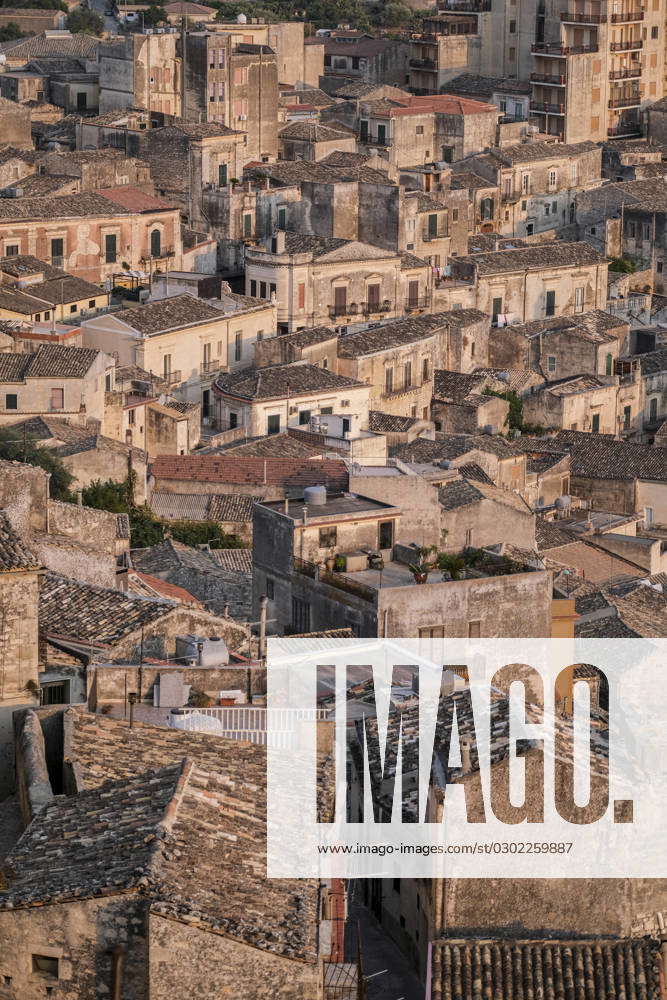 Italy: General view of Modica General view of the cityscape in Modica ...