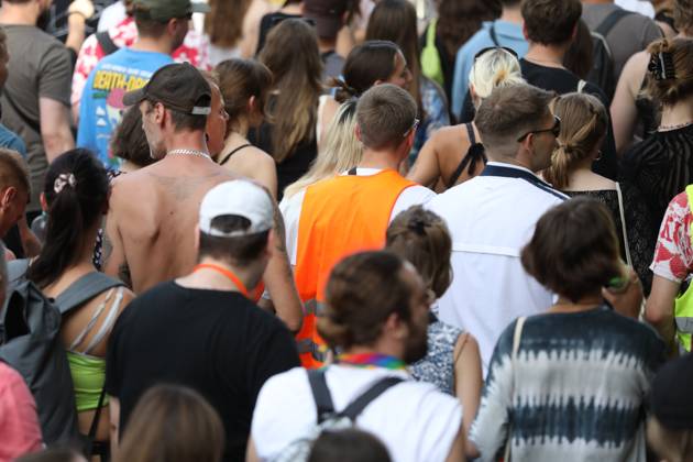 Berlin, Germany, 26 08 2023 Techno Parade Train of
