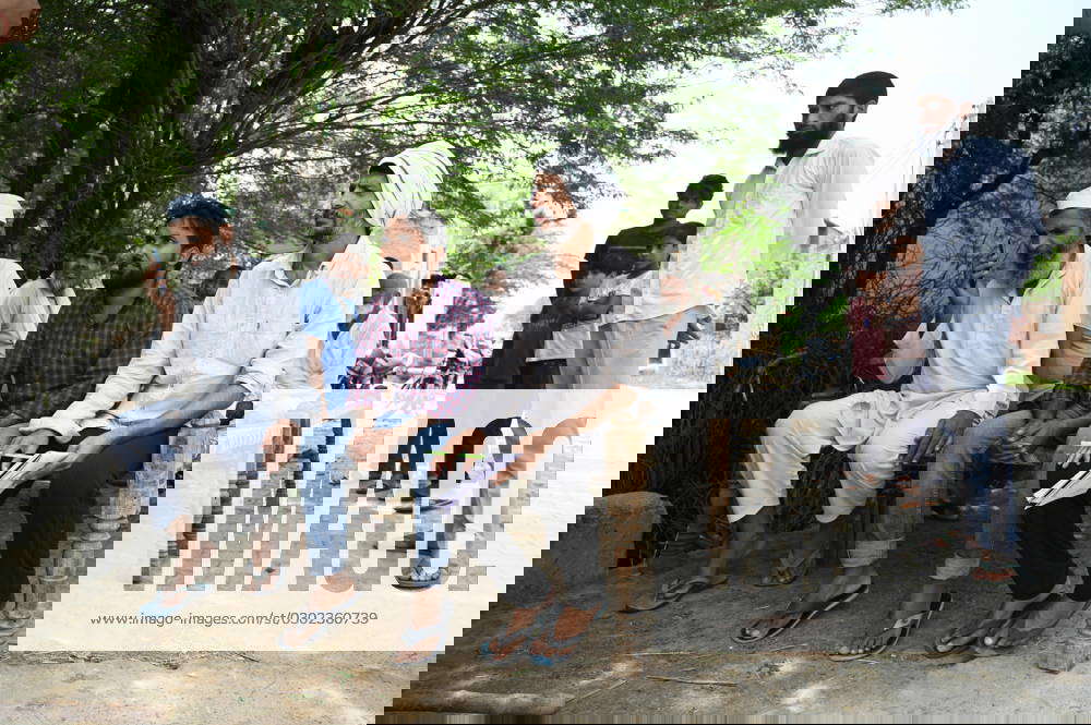 GURUGRAM, INDIA ? AUGUST 28: Villagers of Muradbas near Nalhar temple ...