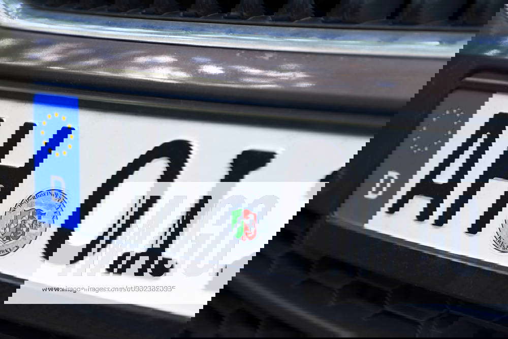 Car license plate AH OI, city Ahaus in North Rhine