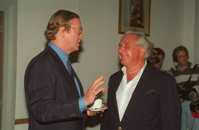 MICHAEL CAINE British Actor With Right: MICHAEL WINNER British Producer ...