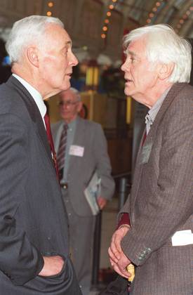 Rt Hon TONY BENN MP Labour MP for Chesterfield With Right: TONY BOOTH ...