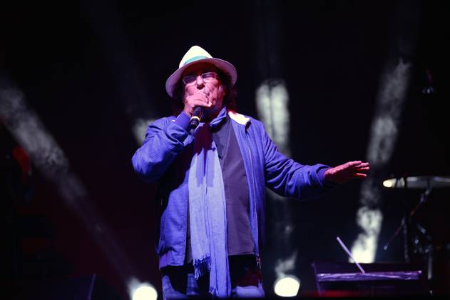 The singer Al Bano Carrisi during the concert at the 12th World Chili ...