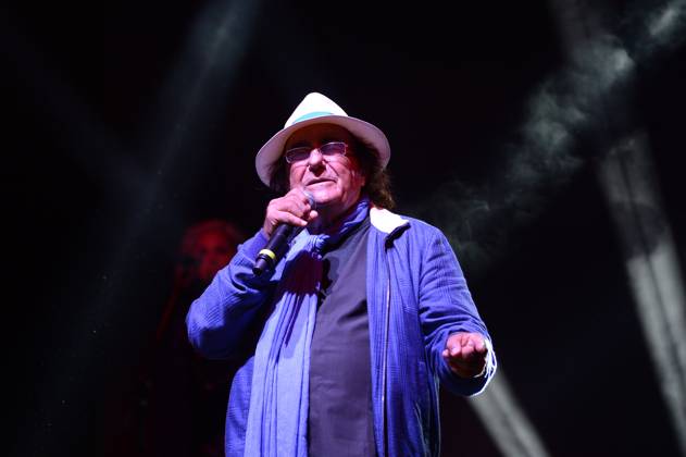 The singer Al Bano Carrisi during the concert at the 12th World Chili ...