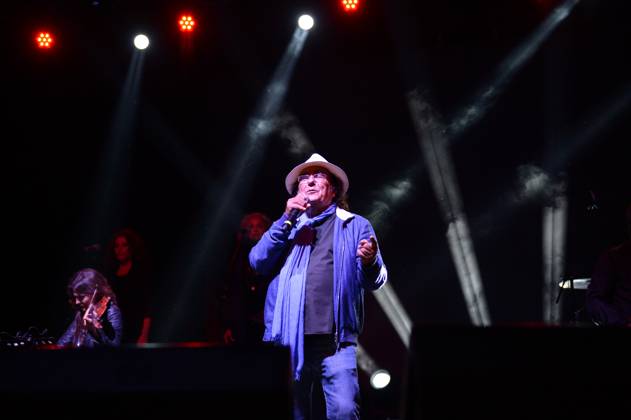 The singer Al Bano Carrisi during the concert at the 12th World Chili ...
