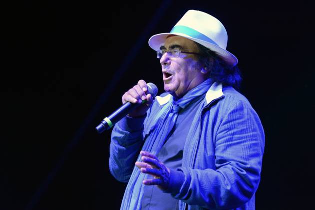 The singer Al Bano Carrisi during the concert at the 12th World Chili ...