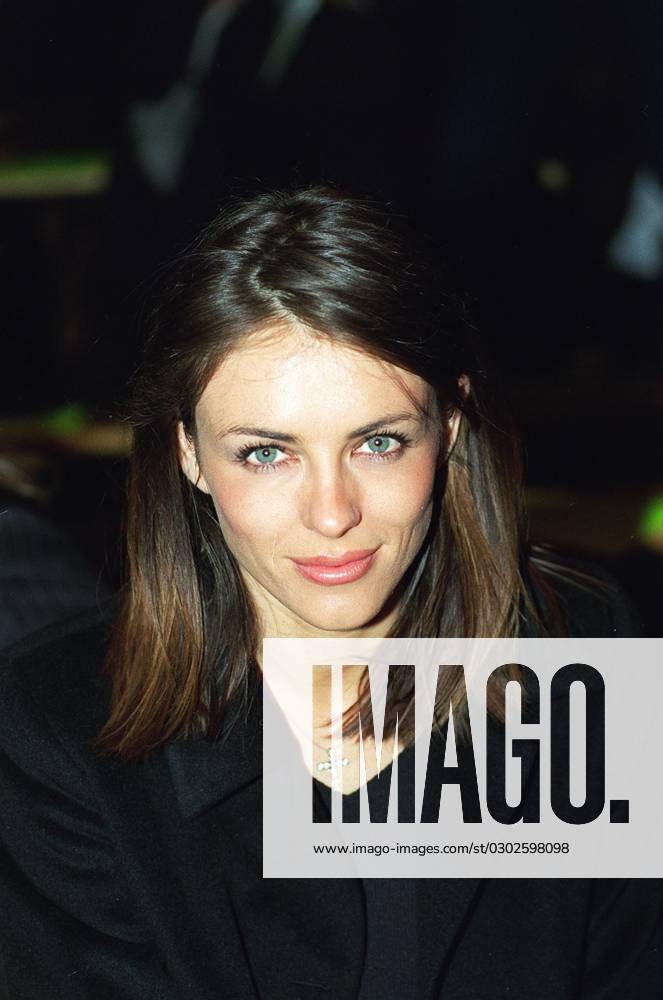 ELIZABETH HURLEY British Model and Actress Seen watching one of the ...