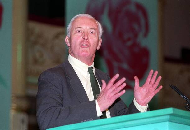 Rt Hon TONY BENN MP Labour MP for Chesterfield With Right: TONY BOOTH ...