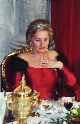 Lady WENDY LEVENE Lady Mayoress of London Seen at Guildhall in London ...