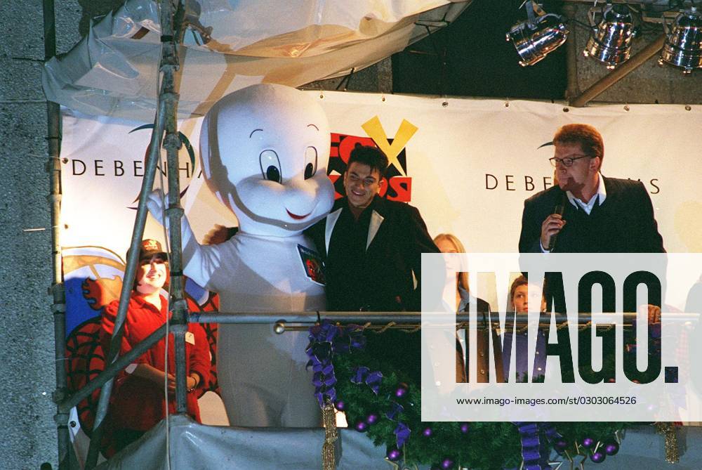 PETER ANDRE Australian Pop Singer Pictured with CASPER THE GHOST (Seen ...