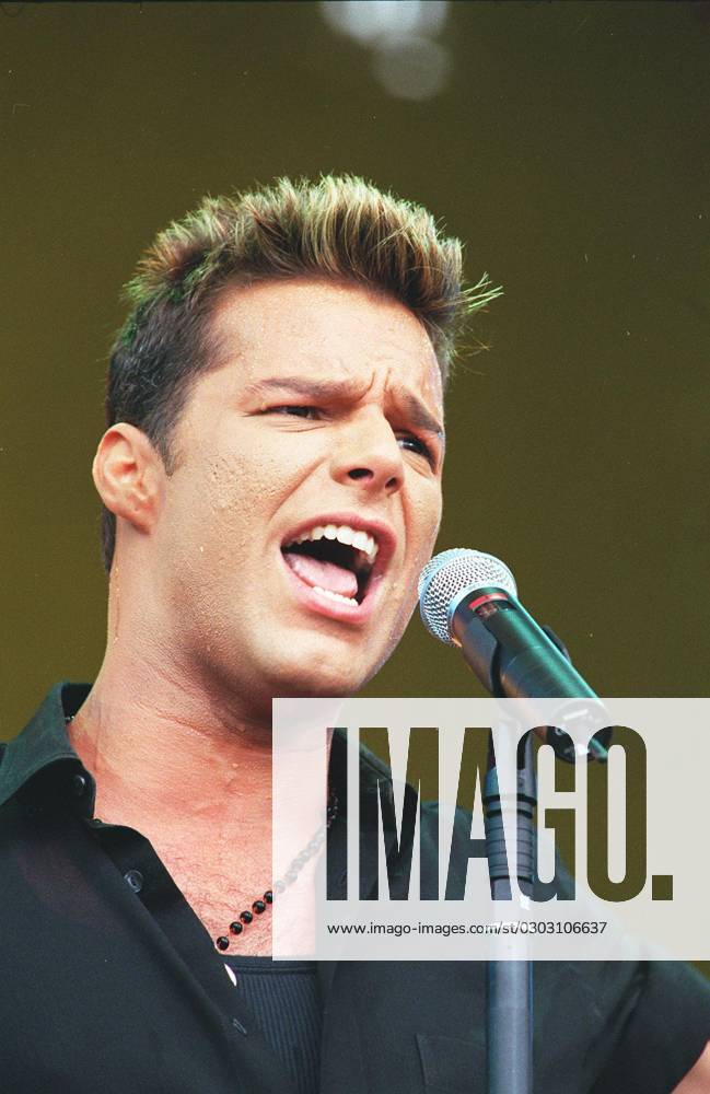 RICKY MARTIN Puerto Rican Pop Singer (Seen at the Capital Radio Prince ...