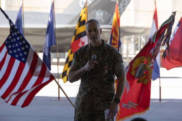 U.S. Marine Corps Master Sgt. Joshua Parson, maintenance chief, Marine ...