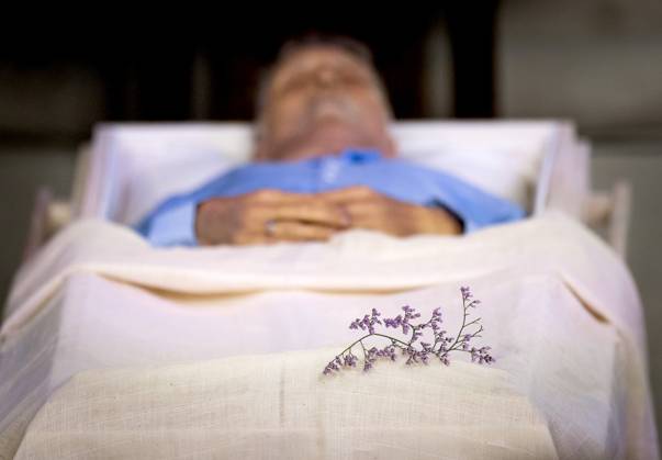 AMSTERDAM - The public says goodbye to Erwin Olaf in the Westerkerk ...