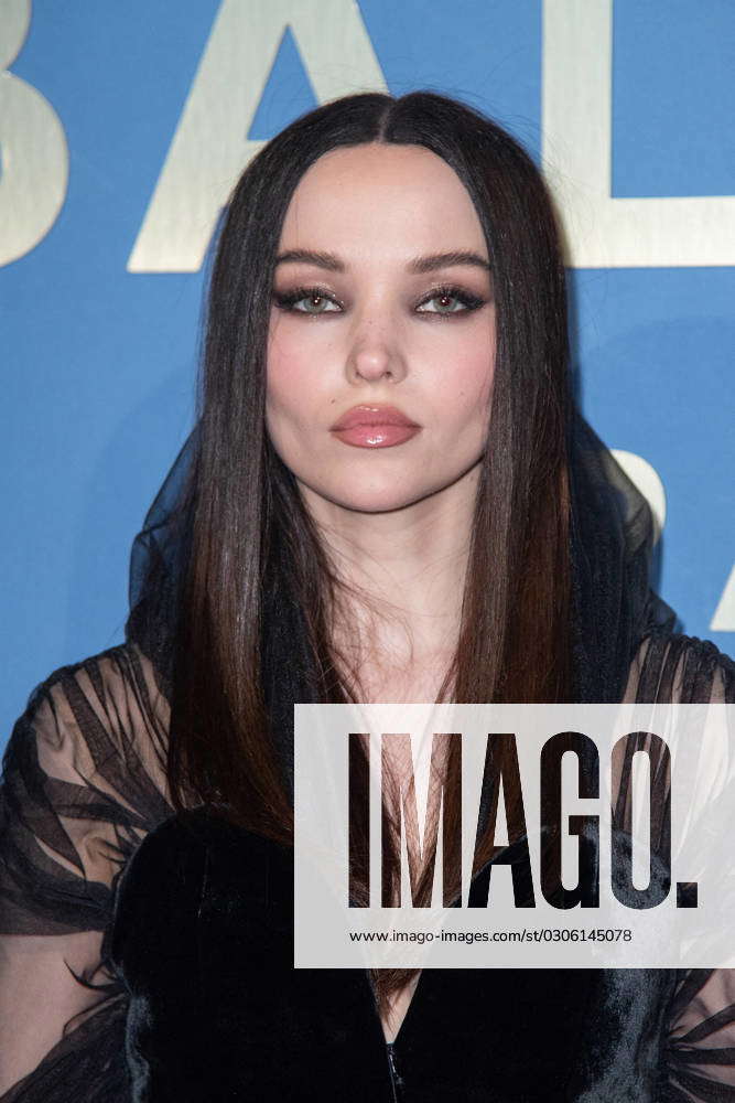 PFW Balmain Photocall Dove Cameron attending the Balmain Womenswear ...