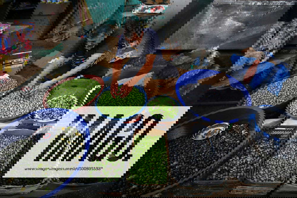 Palestinian Vendor Sells Olives A Palestinian vendor sells olives at ...