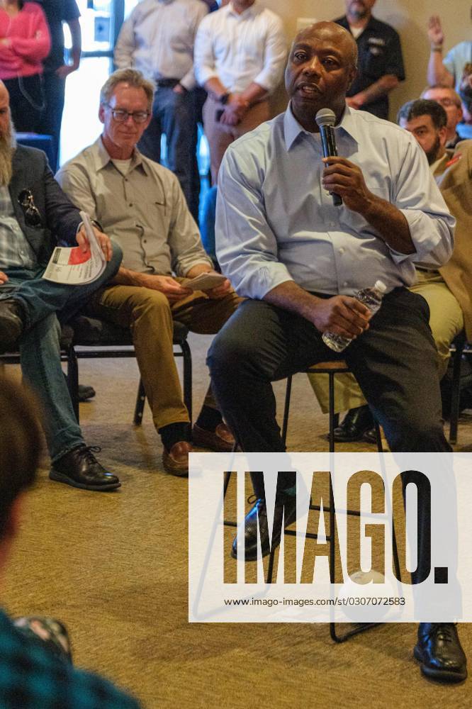 October 4, 2023, Van Meter, Iowa, US: South Carolina Senator TIM SCOTT ...